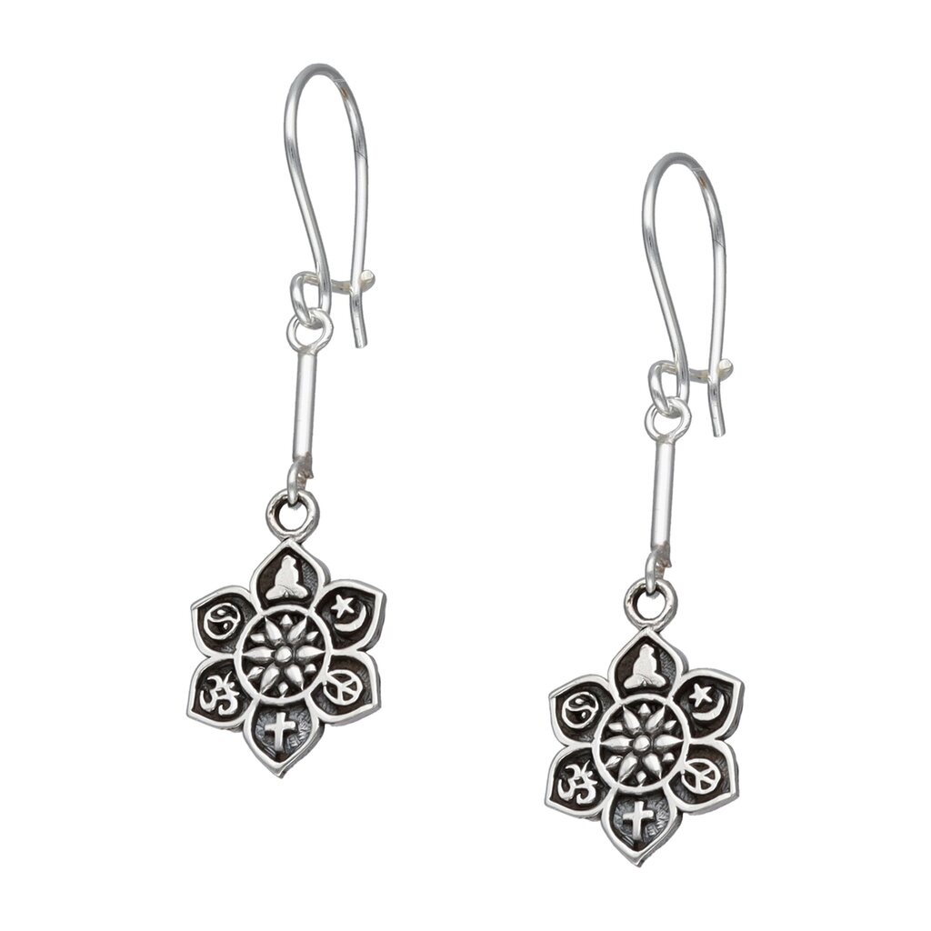 Aro Flor de Loto Armonía - Aros - Aros Largo Plata Sola - Productos ...