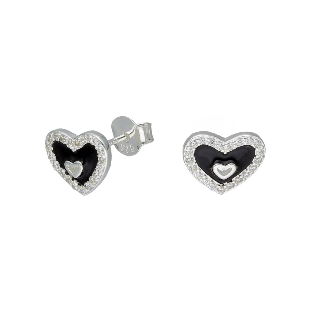 Aro Corazón Esmaltado Circones - Aros - Apegado Lapidado, Perlas y ... Aro Corazón Esmaltado Circones - Aros - Apegado Lapidado, Perlas y ...