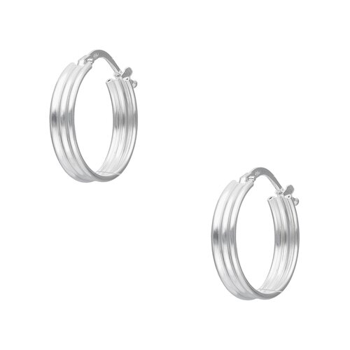 Aros Argolla Plata Sola - Aros de Plata | Mis Joyas